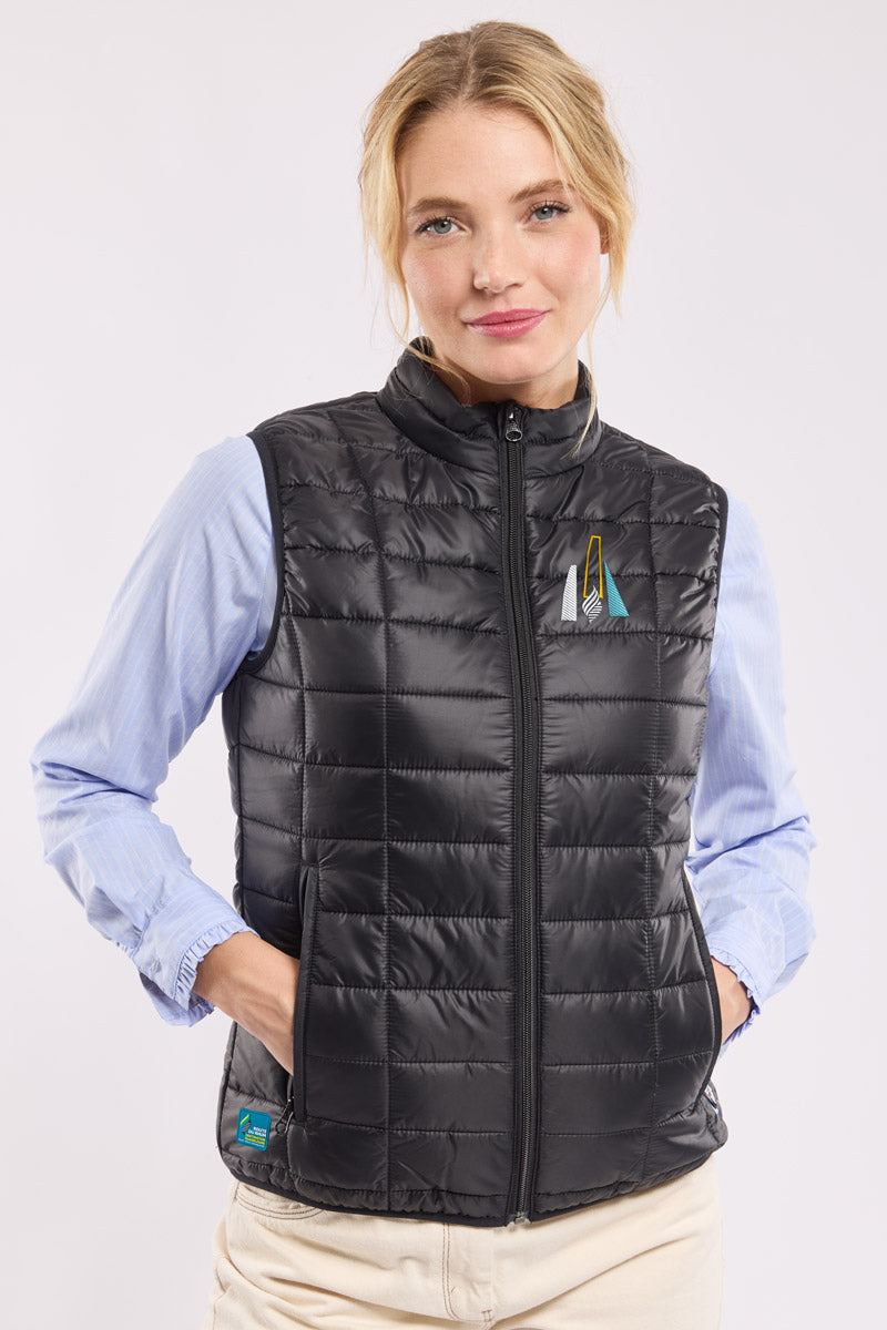 Sleeveless down jacket - Women - Noir – Armor-lux