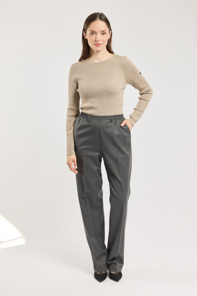 Pantalon - laine - Femme - GRIS FONCE – Armor-lux