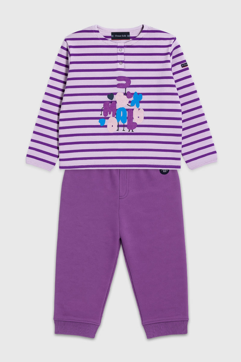 Children's pyjamas - cotton - Kids - Romolo/Morado – Armor-lux